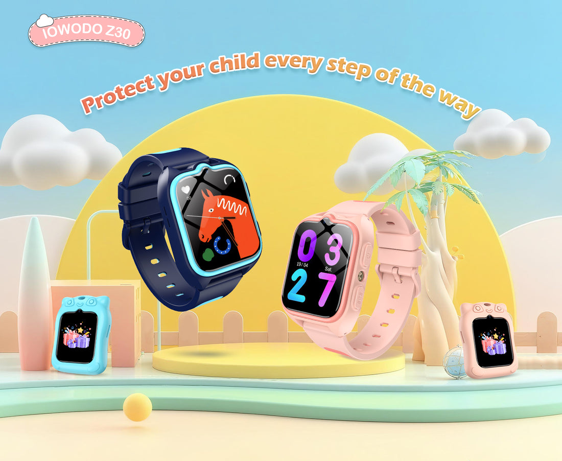 IOWODO Z30 4G Kids Smartwatch, rosa – IOWODO Official Store