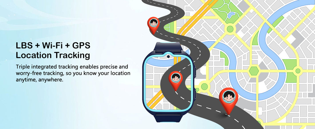 IOWODO Z30 4G Kids Smartwatch, blu – IOWODO Official Store